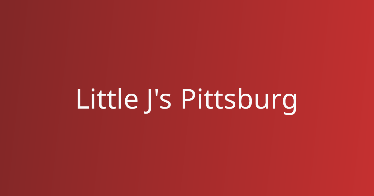 Order Authentic American Online | Little J's Pittsburg - Pickup or ...